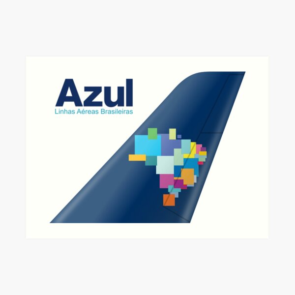 "Azul Linhas Aéreas Brasileiras Logo" Art Print by NewSpirit333 | Redbubble
