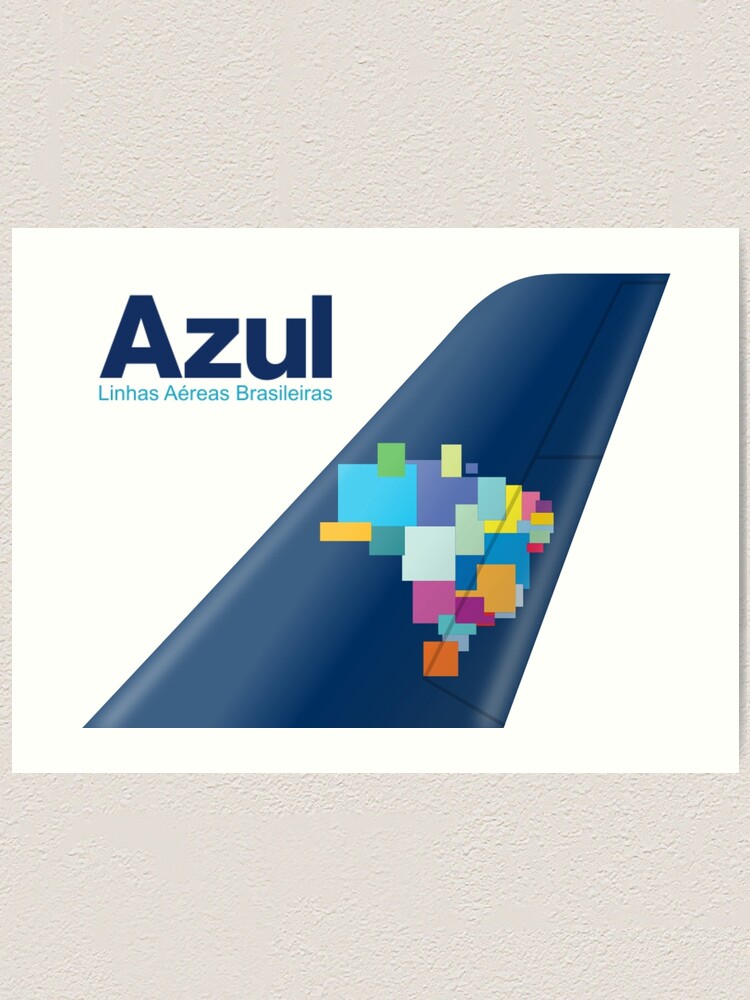 "Azul Linhas Aéreas Brasileiras Logo" Art Print by NewSpirit333 | Redbubble