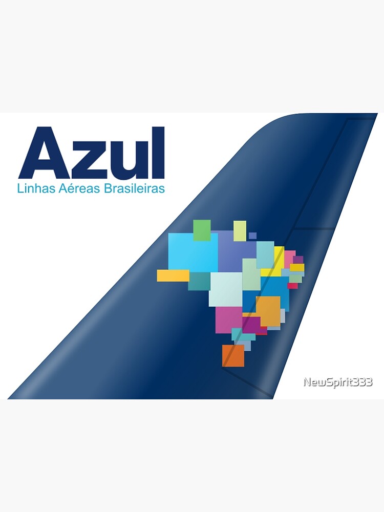 "Azul Linhas Aéreas Brasileiras Logo" Art Print by NewSpirit333 | Redbubble