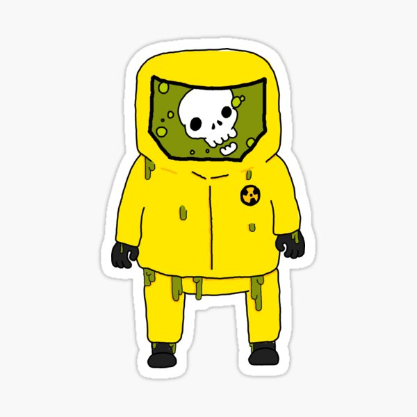 Toxic Skull Stickers | Redbubble