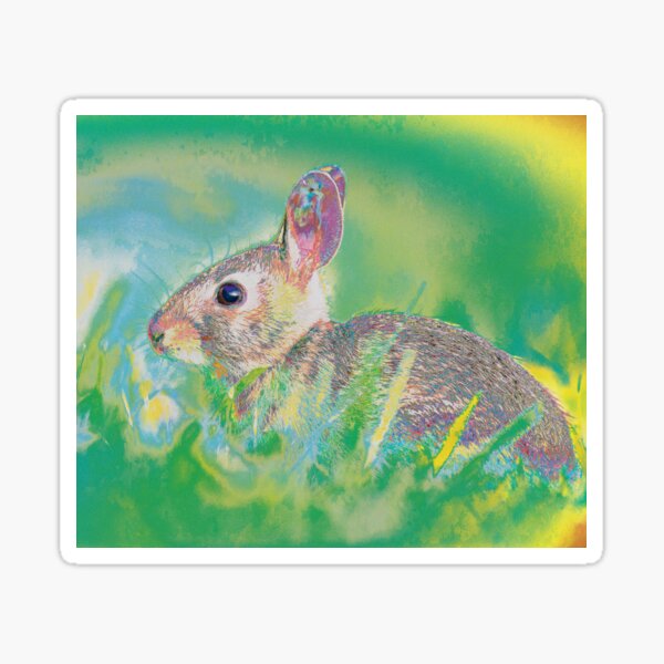 "Bunny Rabbit | Cute Rabbit | I Love Rabbits - Animals" Sticker by ...