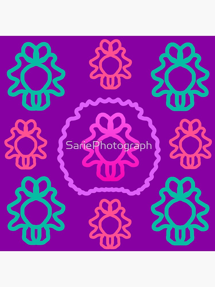"Frilly Design,Purple" Sticker for Sale by SariePhotograph | Redbubble