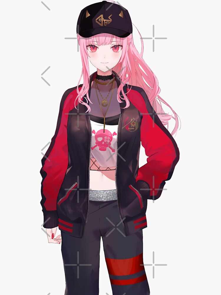 "Mori Calliope Drip jacket - Hololive #CalliDrip" Sticker by JR-Art ...