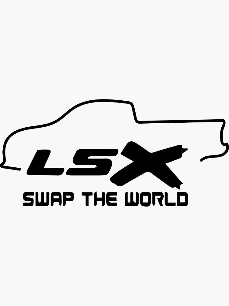"LSX Swap The World" Sticker for Sale by Jaggeddesigns | Redbubble