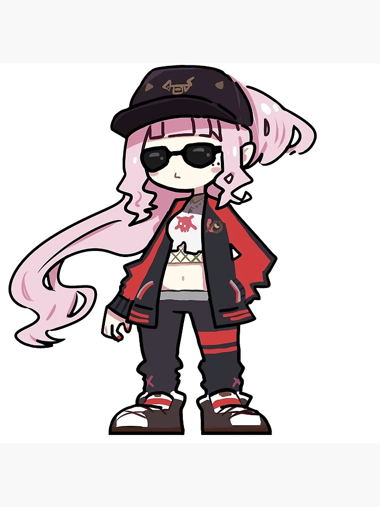 Póster «Chibi Drip Mori Calliope - Hololive» de BigKusa | Redbubble