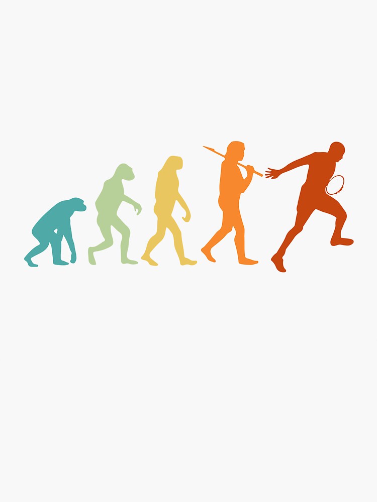 "Rugby & American Football Evolution Retro Rugger" Sticker for Sale by ...