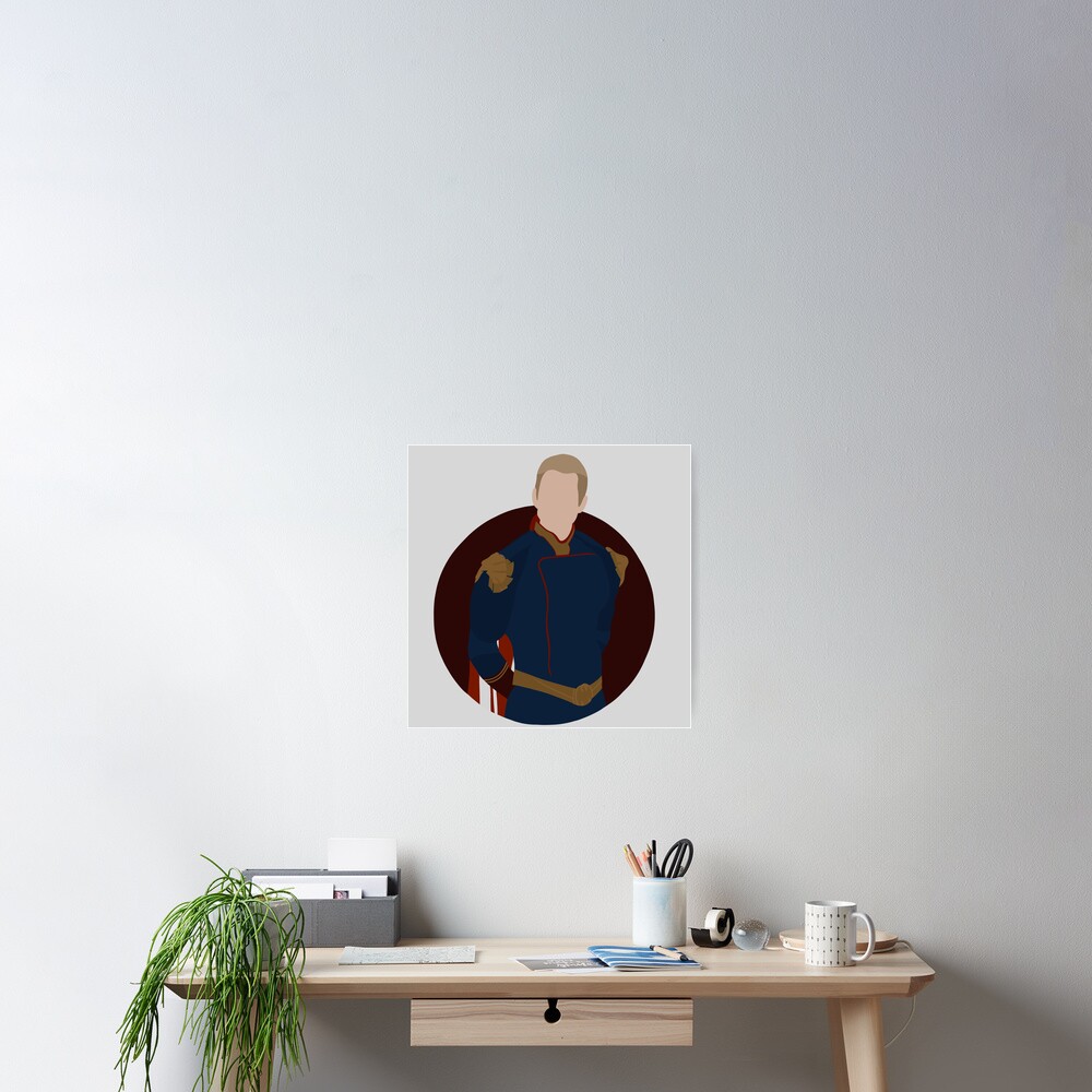 "Homelander Circle Vector- The Boys" Poster by gunpowdersdust | Redbubble