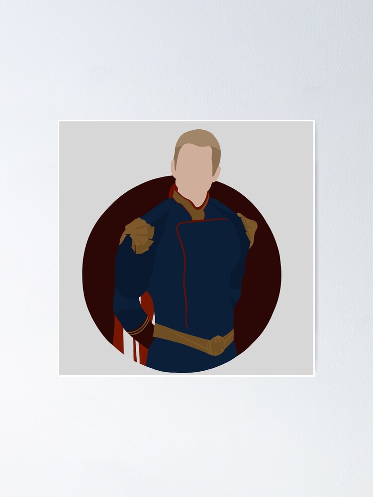 "Homelander Circle Vector- The Boys" Poster by gunpowdersdust | Redbubble