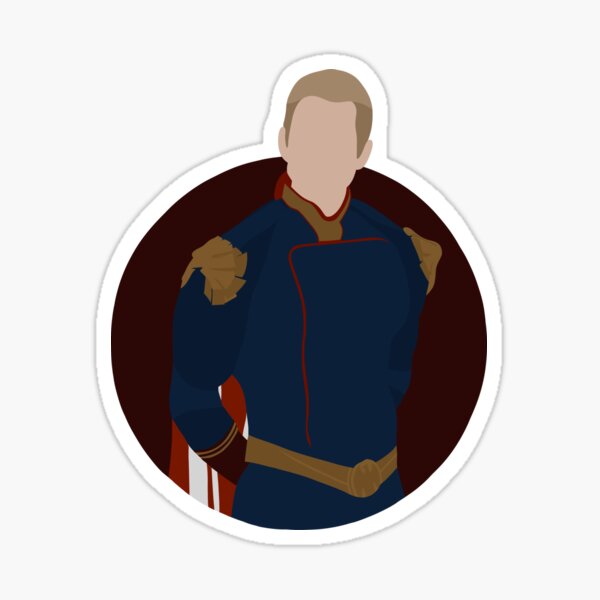 "Homelander Circle Vector- The Boys" Sticker by gunpowdersdust | Redbubble