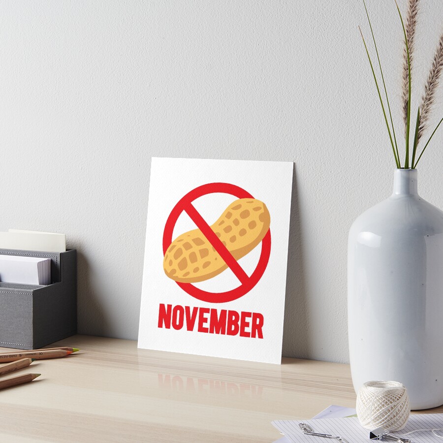 "No nut november challenge meme" Art Board Print for Sale by cangurojoe ...