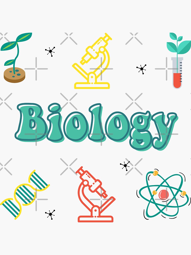 "biology" Sticker by Tbtworld | Redbubble