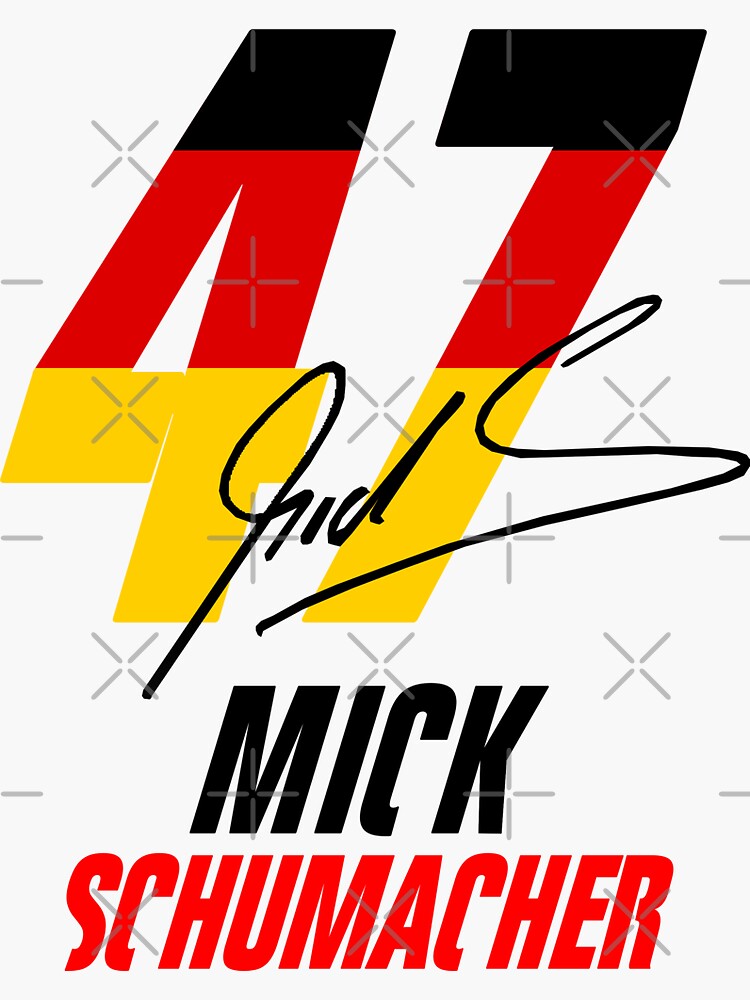 "Mick Schumacher " Sticker for Sale by FlodmanF1 | Redbubble