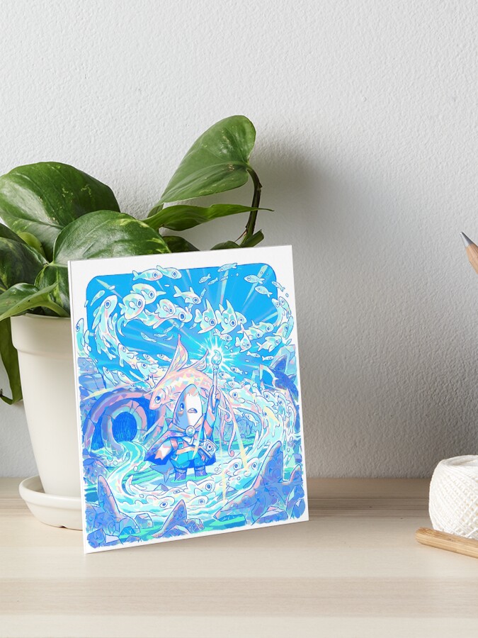 "Wizard Shark" Art Board Print for Sale by Requinoesis | Redbubble