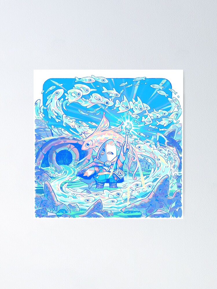 "Wizard Shark" Poster for Sale by Requinoesis | Redbubble