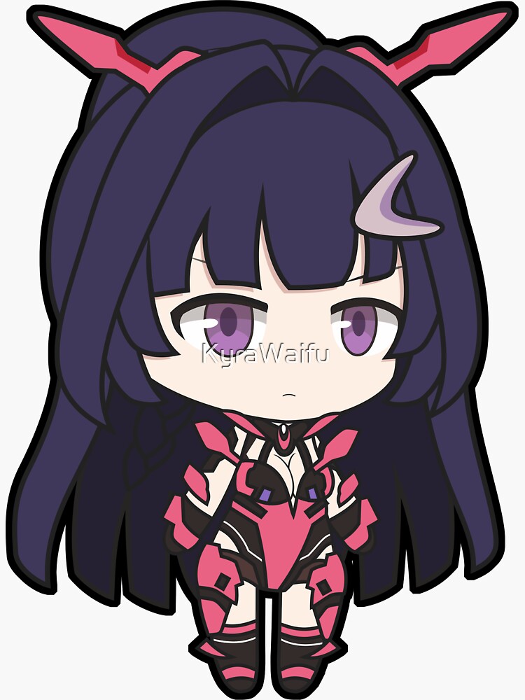 "Raiden Mei - Honkai Impact 3rd" Sticker for Sale by KyraWaifu | Redbubble