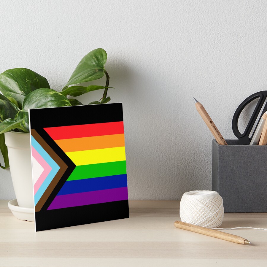 "Progress Pride Flag" Art Board Print for Sale by NYXFN | Redbubble