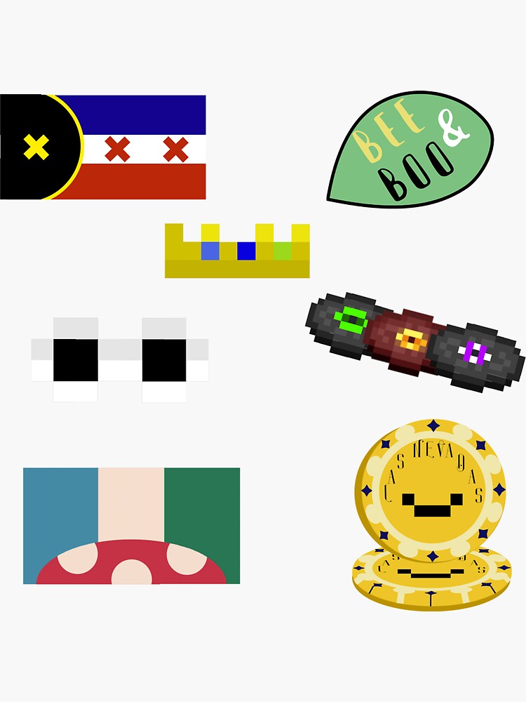 "Dream SMP Sticker Set" Sticker for Sale by Scaledskulls | Redbubble