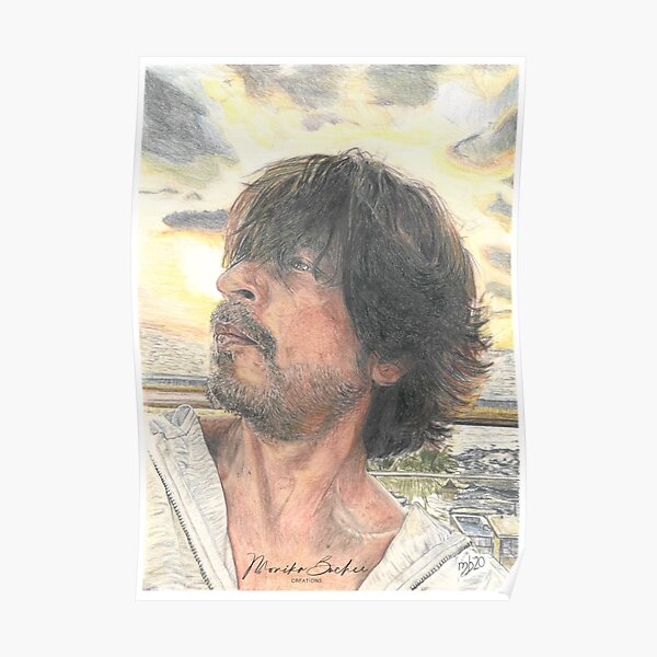 "SRK 1 - Shah Rukh Khan" Poster for Sale by MB-Creations21 | Redbubble