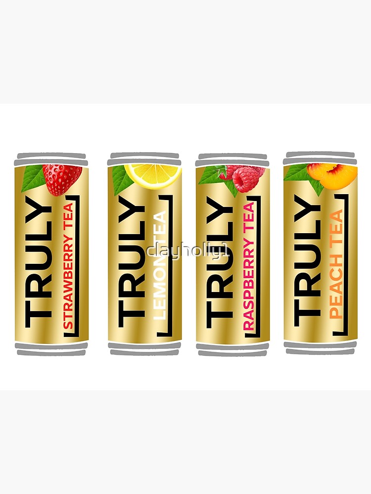 "Truly Ice Tea Hard Seltzer" Poster by clayholly1 | Redbubble