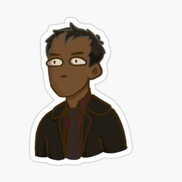 "Traumatized Crowley " Sticker for Sale by Huntersxbee | Redbubble