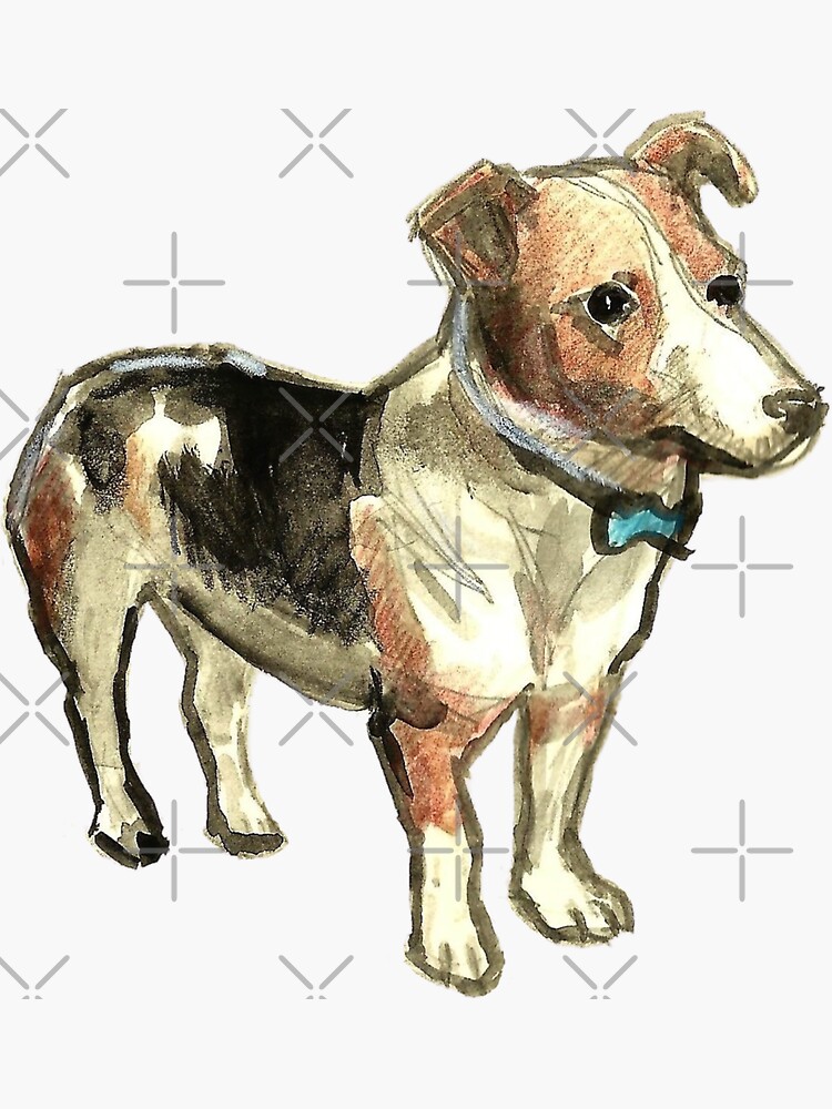 "Jack Russell" Sticker for Sale by seancarolan | Redbubble
