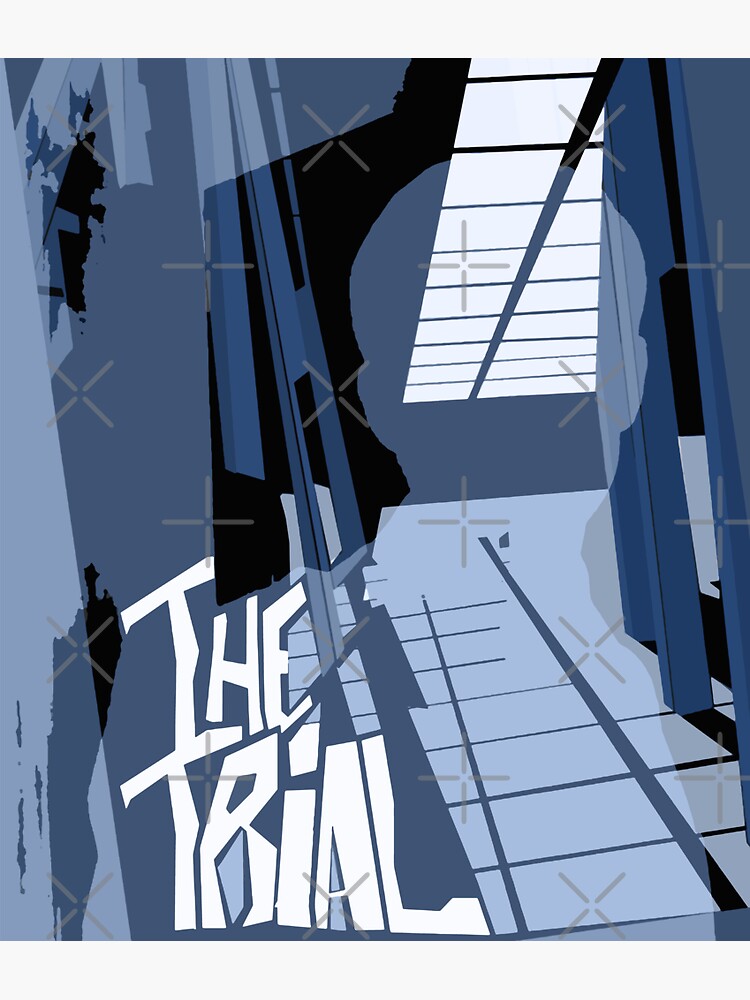 "The Trial Poster" Sticker for Sale by sivyllization | Redbubble