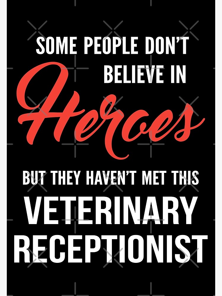 "Veterinary Receptionist" Poster by CeciLop | Redbubble
