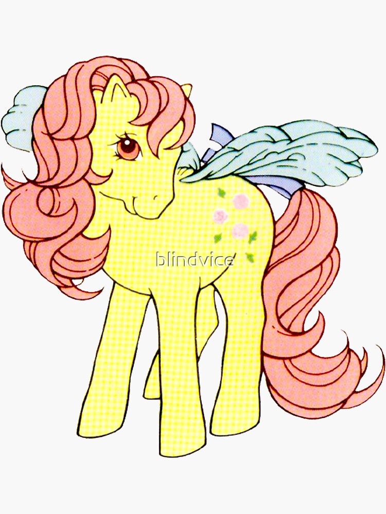 "My Little Pony Rosedust" Sticker for Sale by blindvice | Redbubble