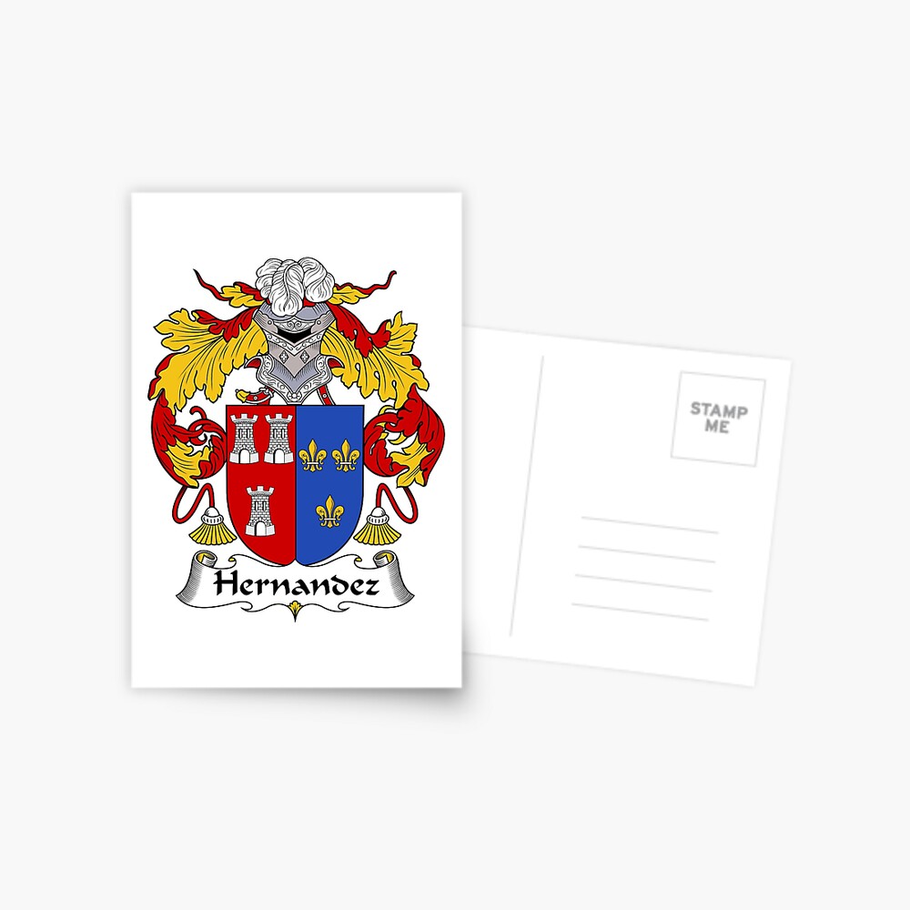 "Hernandez Coat of Arms/Family Crest" Postcard for Sale by ...