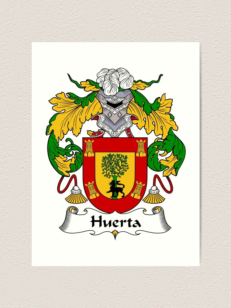 "Huerta Coat of Arms/ Huerta Family Crest" Art Print by carpediem6655 ...