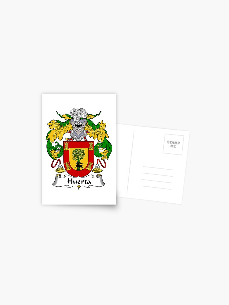 "Huerta Coat of Arms/ Huerta Family Crest" Postcard for Sale by ...