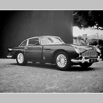 "Black & White British Motoring Classic DB5" Poster for Sale by ...