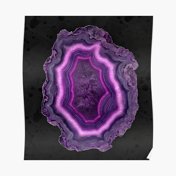 "Geode" Poster for Sale by DigitalWolfe | Redbubble