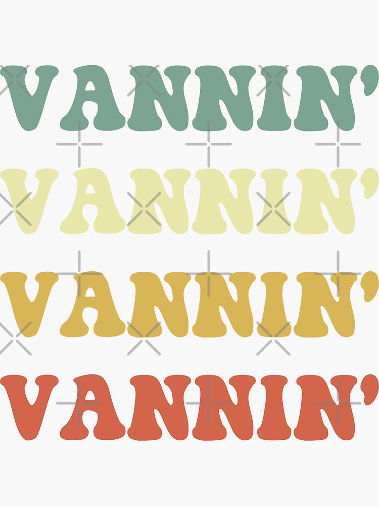 "Van Life Vannin" Sticker for Sale by Tastyle | Redbubble