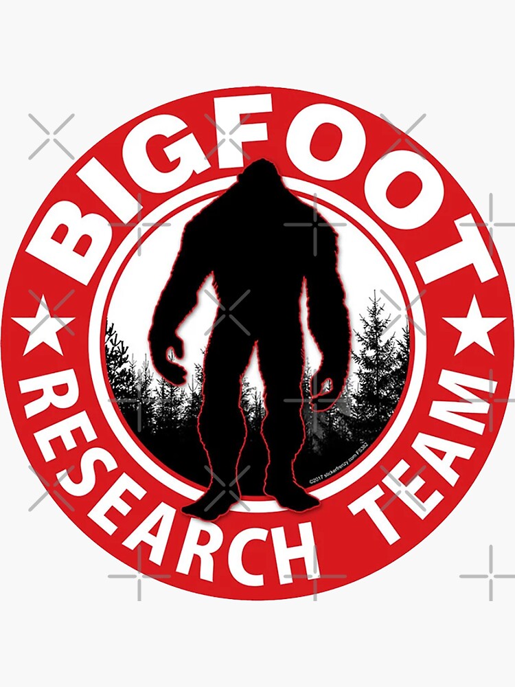 "Bigfoot Research Teams" Sticker for Sale by unionpride | Redbubble