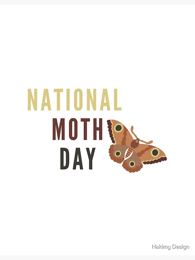 "Moth Week National Moth Week" Poster for Sale by Rachid001 | Redbubble