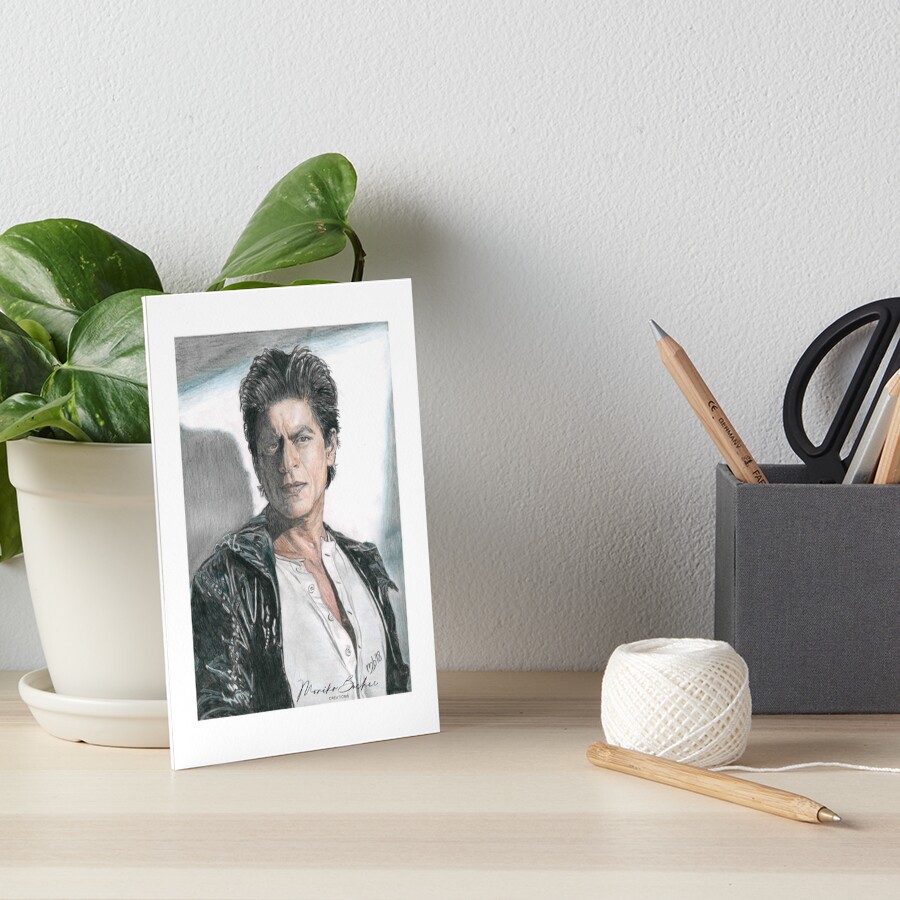 "SRK 2 - Shah Rukh Khan" Art Board Print for Sale by MB-Creations21 ...