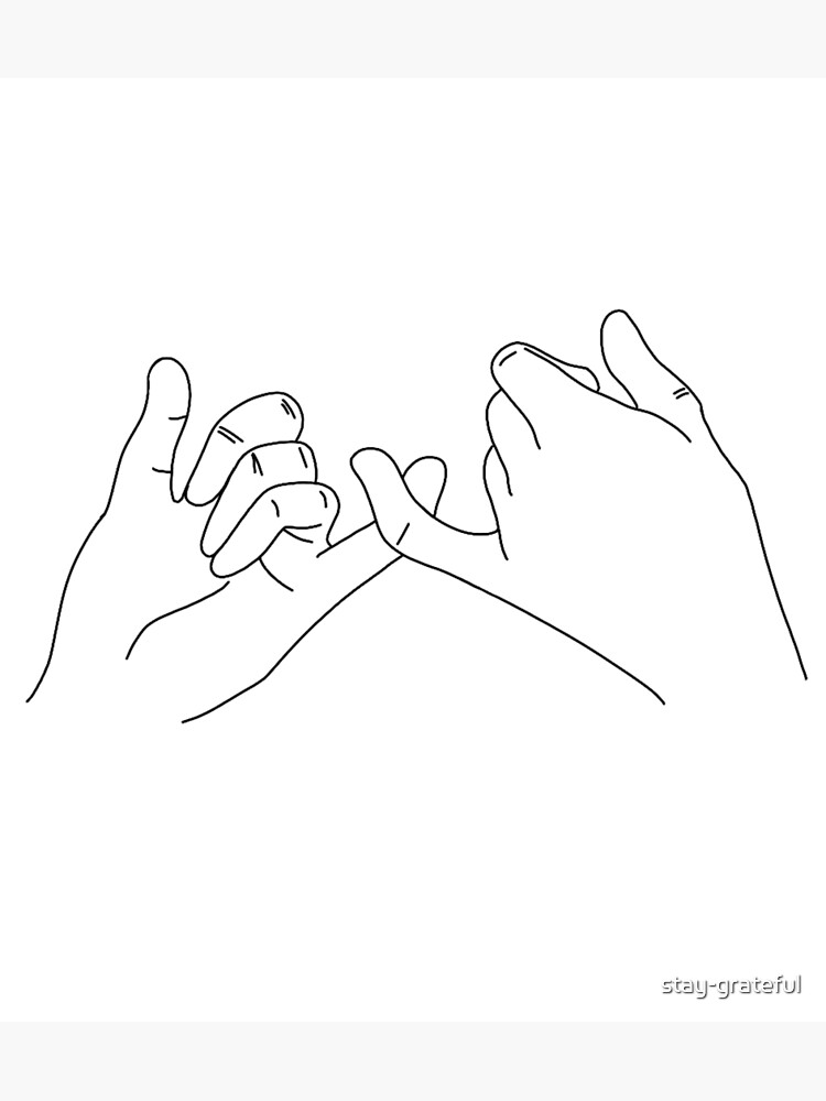 "Pinky promise aesthetic" Poster by stay-grateful | Redbubble