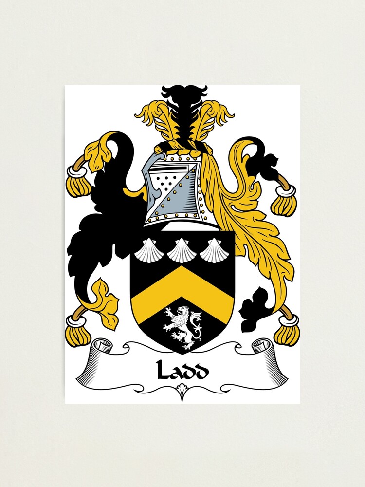 "Ladd Coat of Arms / Ladd Family Crest" Photographic Print for Sale by ...