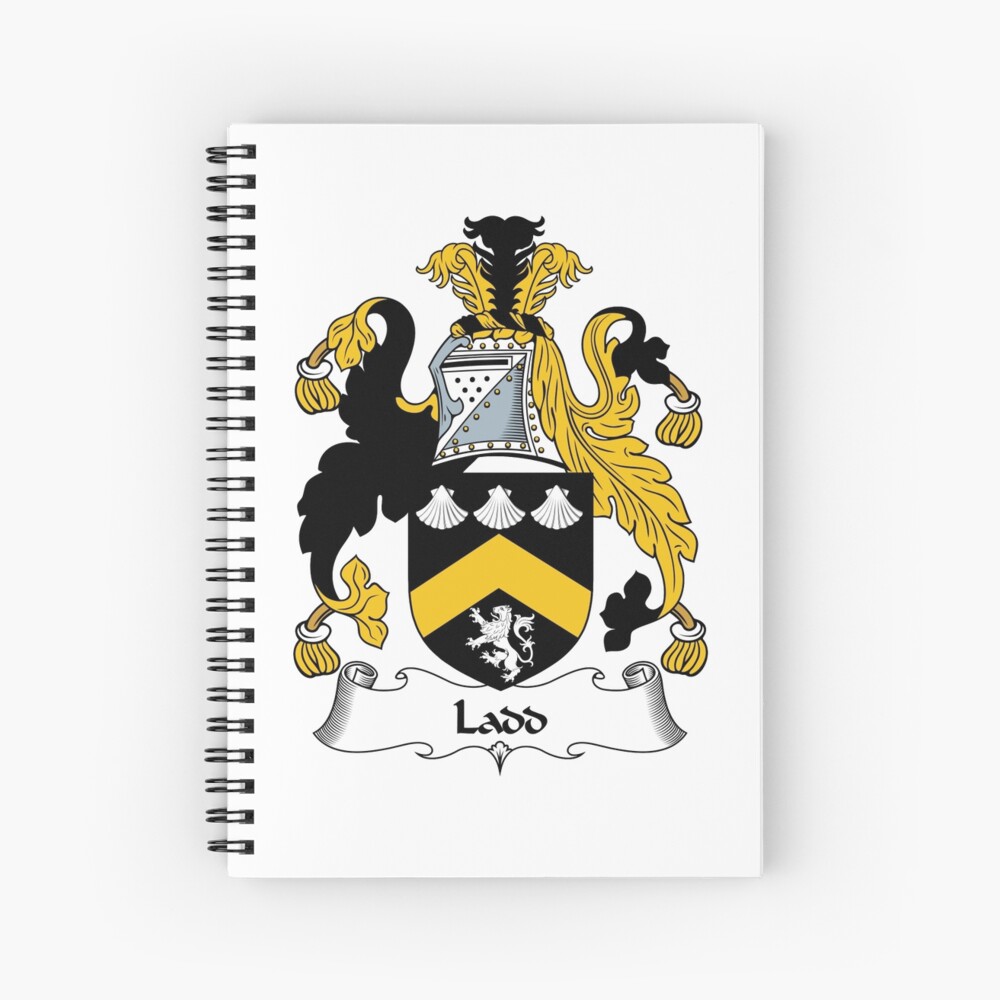"Ladd Coat of Arms / Ladd Family Crest" Spiral Notebook by ...