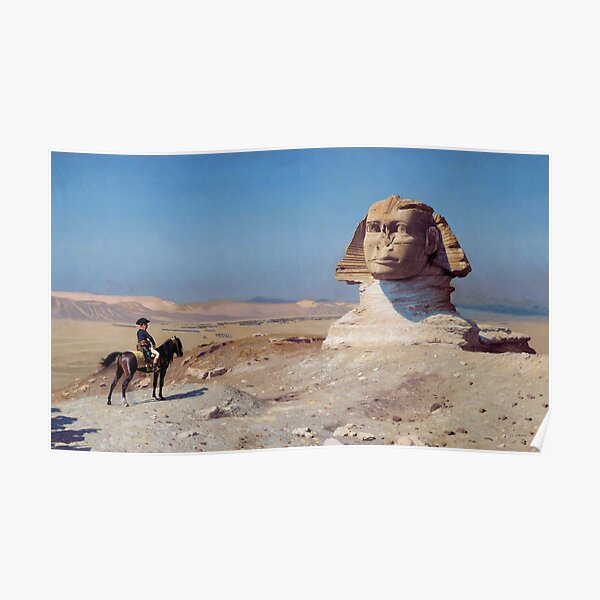 "Napoleon Bonaparte Before the Sphinx " Poster by koo17leon | Redbubble