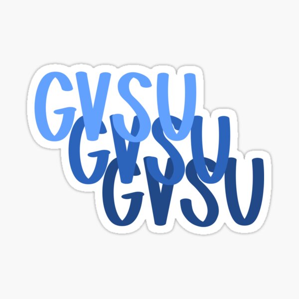 "GVSU" Sticker for Sale by mindynordquist | Redbubble