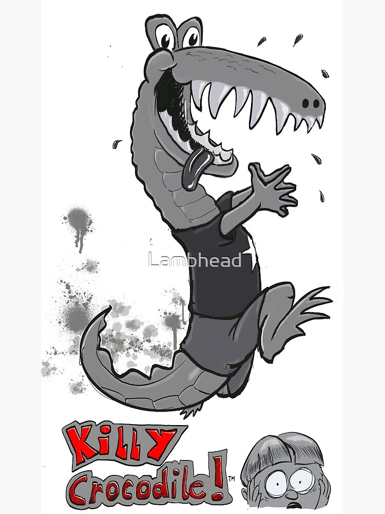 "Killy Crocodile" Photographic Print by Lambhead | Redbubble