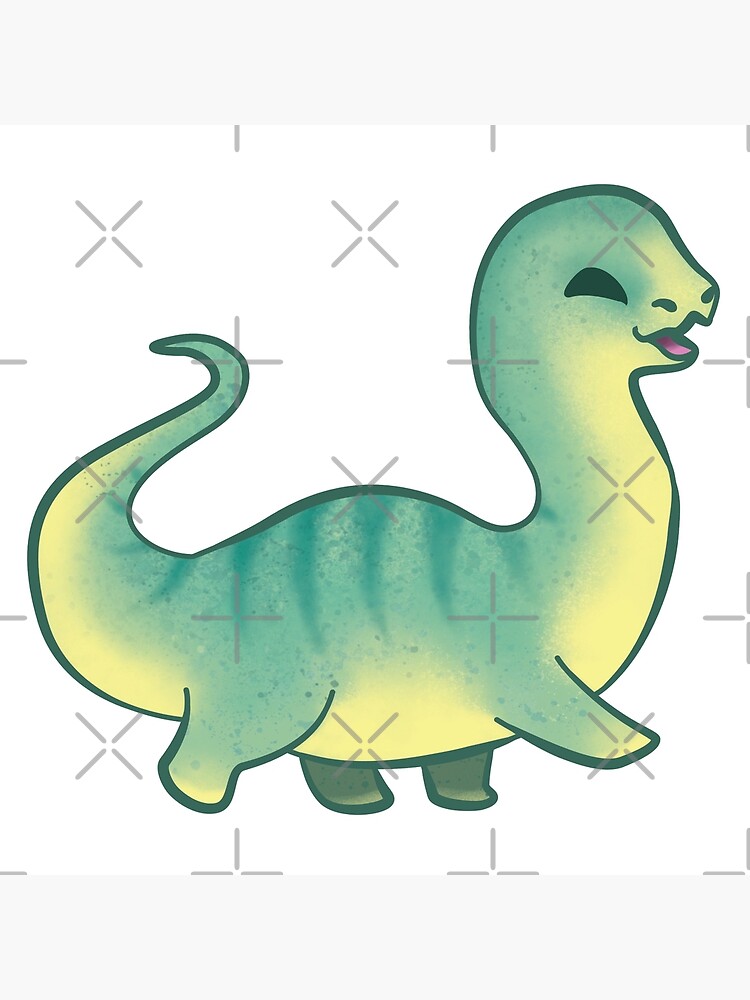Cute Chibi Dinosaur Illustration Dinosaur Kawaii Vector Drawing Style ...
