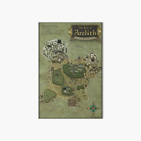 "Arelith Map" Art Board Print for Sale by Arelith | Redbubble