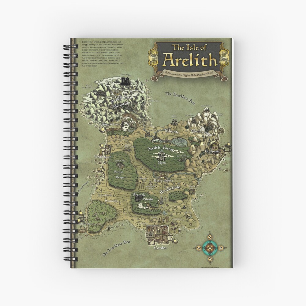 "Arelith Map" Sticker for Sale by Arelith | Redbubble