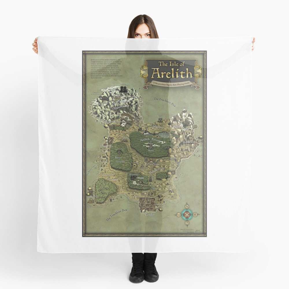 "Arelith Map" Sticker for Sale by Arelith | Redbubble