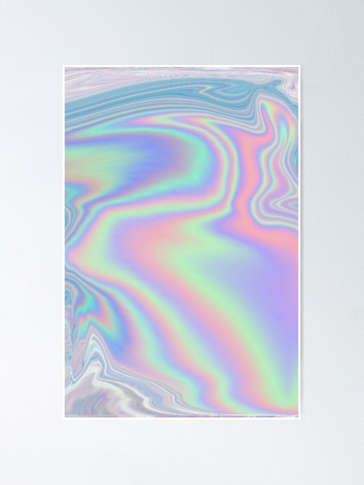 "Holographic Pattern" Poster for Sale by Ravanna Lotus | Redbubble