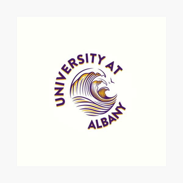 "UAlbany Purple and Gold Logo" Art Print for Sale by emroba | Redbubble