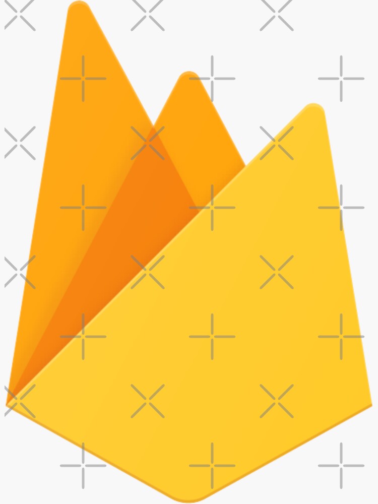 "Firebase logo" Sticker for Sale by pincelycolores | Redbubble